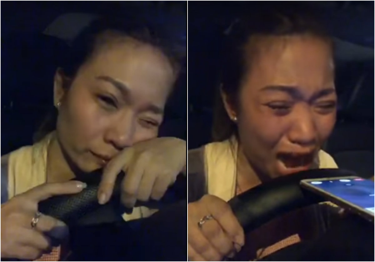 Nữ tài xế lái xe khi say xỉn, livestream gào thét đòi đâm người