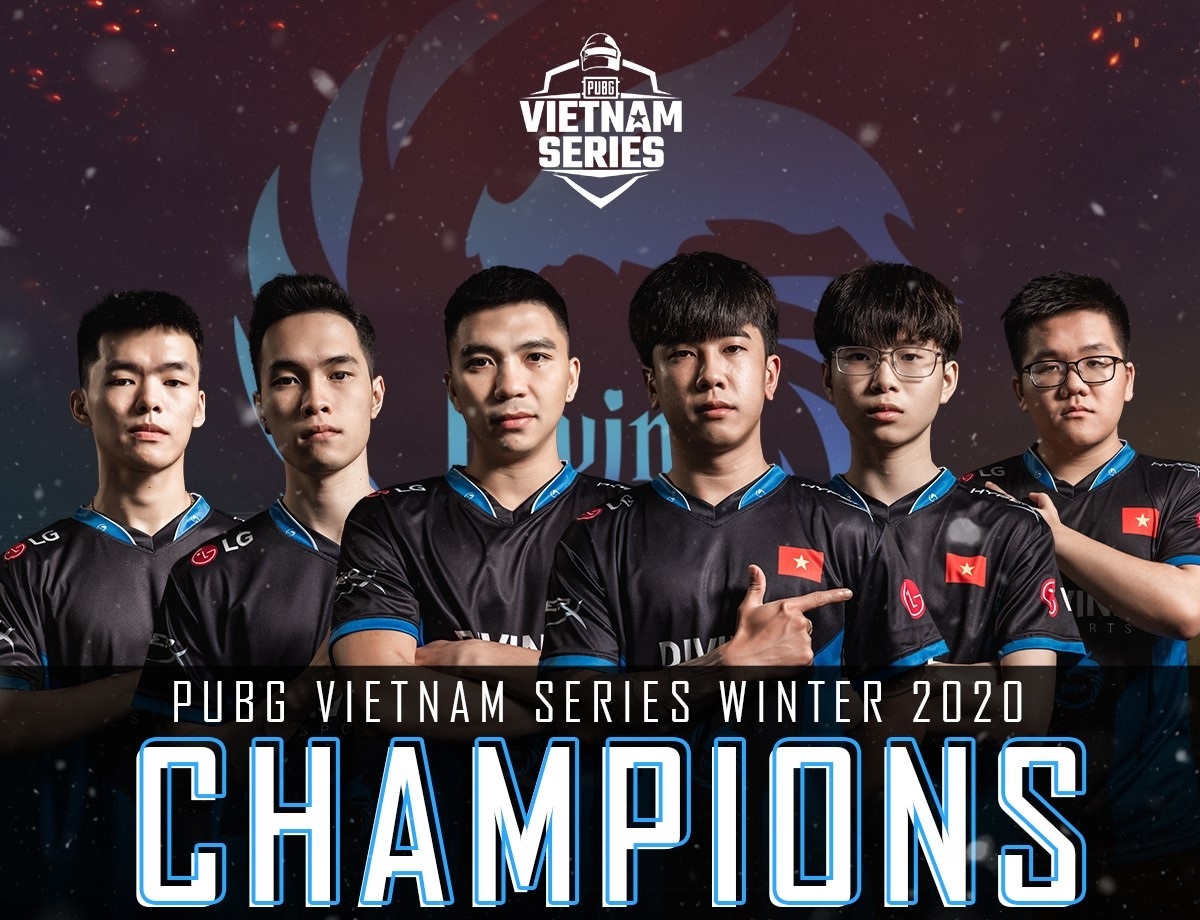 Divine Esports vô địch PUBG Vietnam Series Winter 2020