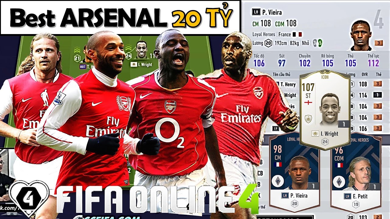 Xây dựng và trải nghiệm team color Arsenal trong FIFA Online 4