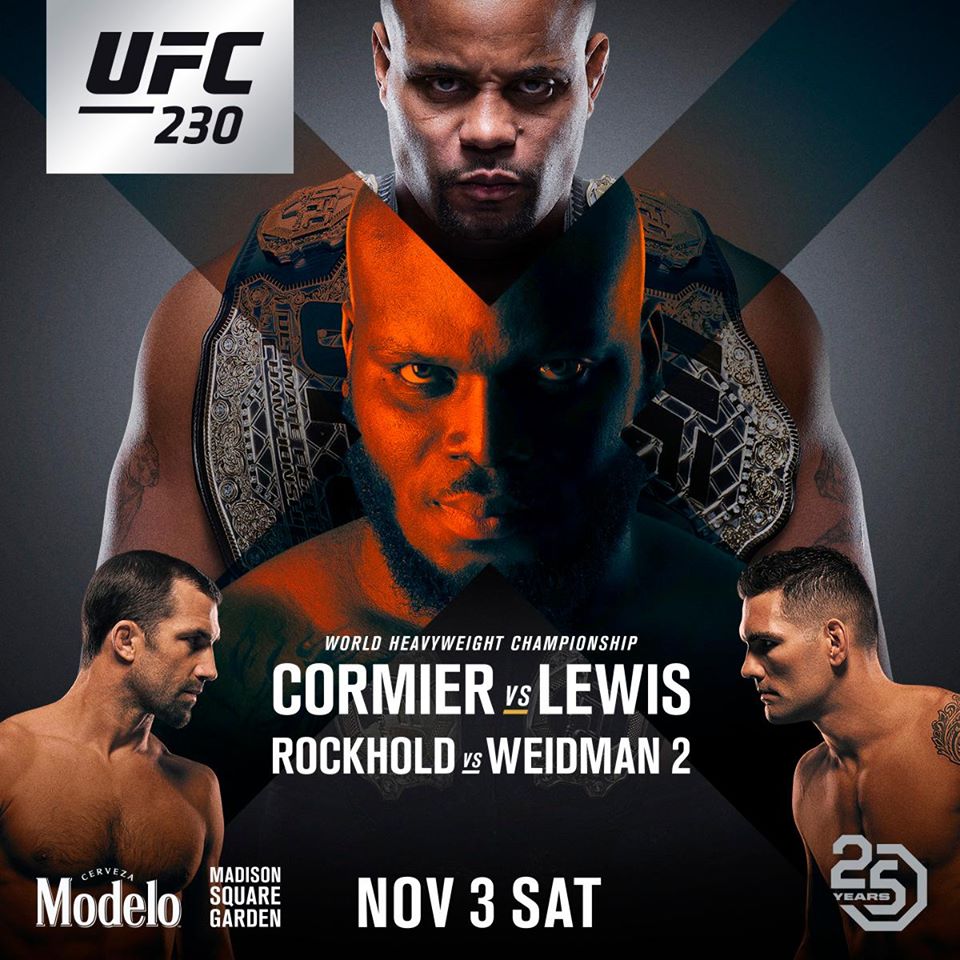 UFC 230: Cormier bảo vệ đai thành công, Souza có pha KO lạnh lùng