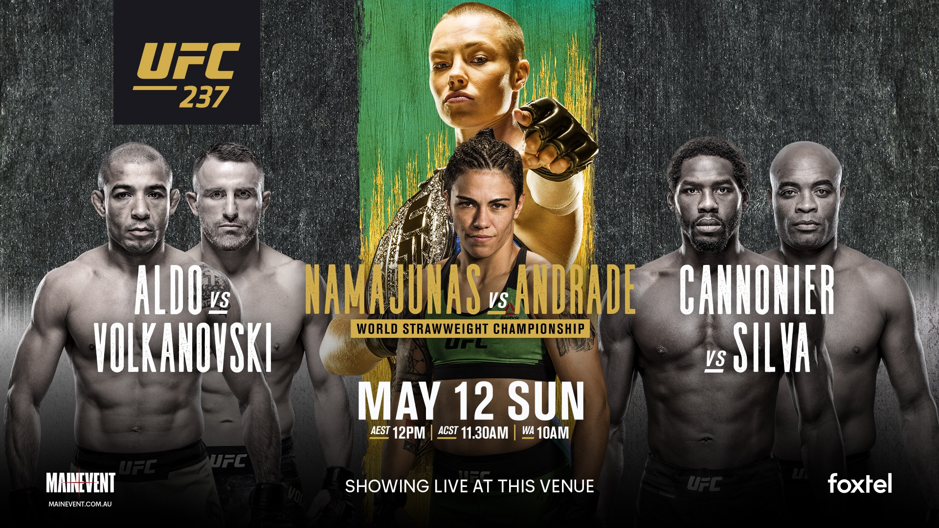 TRỰC TIẾP UFC 237: Các huyền thoại Brazil xuất trận